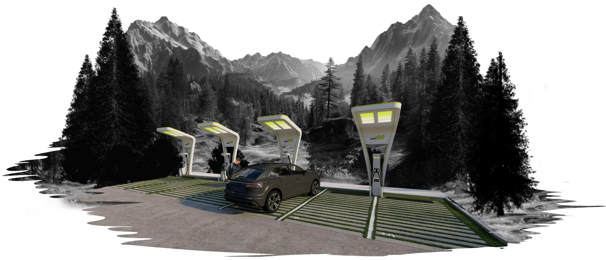 Síť nabíjecích stanic - Ejoin